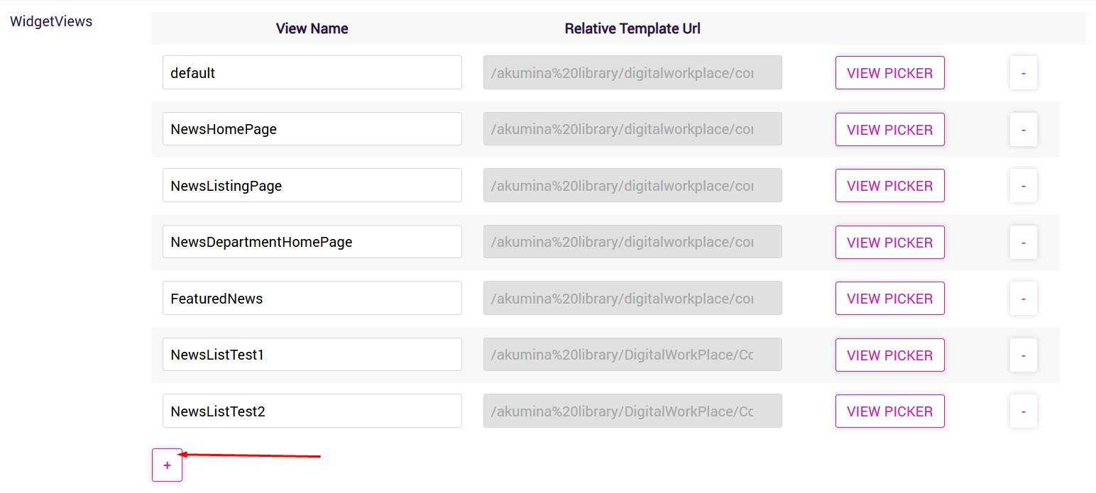 Adding and Implementing a new widget view – Akumina Support Center